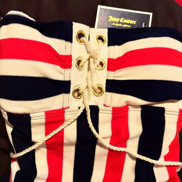 Swim | Juicy Couture One Piece Sailor Style Bathing Suit | Poshmark